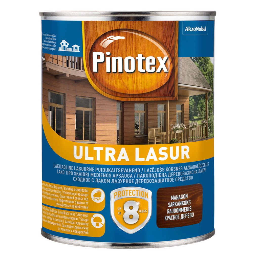 Антисептик Pinotex Ultra червоне дерево, 1 л - придбати в інтернет ...