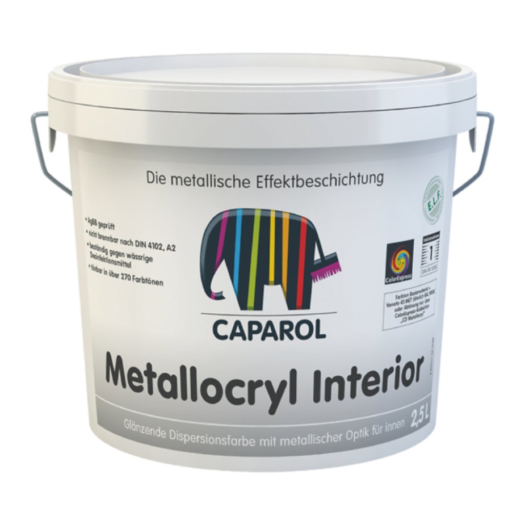Декоративна фарба Capadecor Metallocryl Interior 2,5 л - придбати в інтернет-магазині Leroy ...