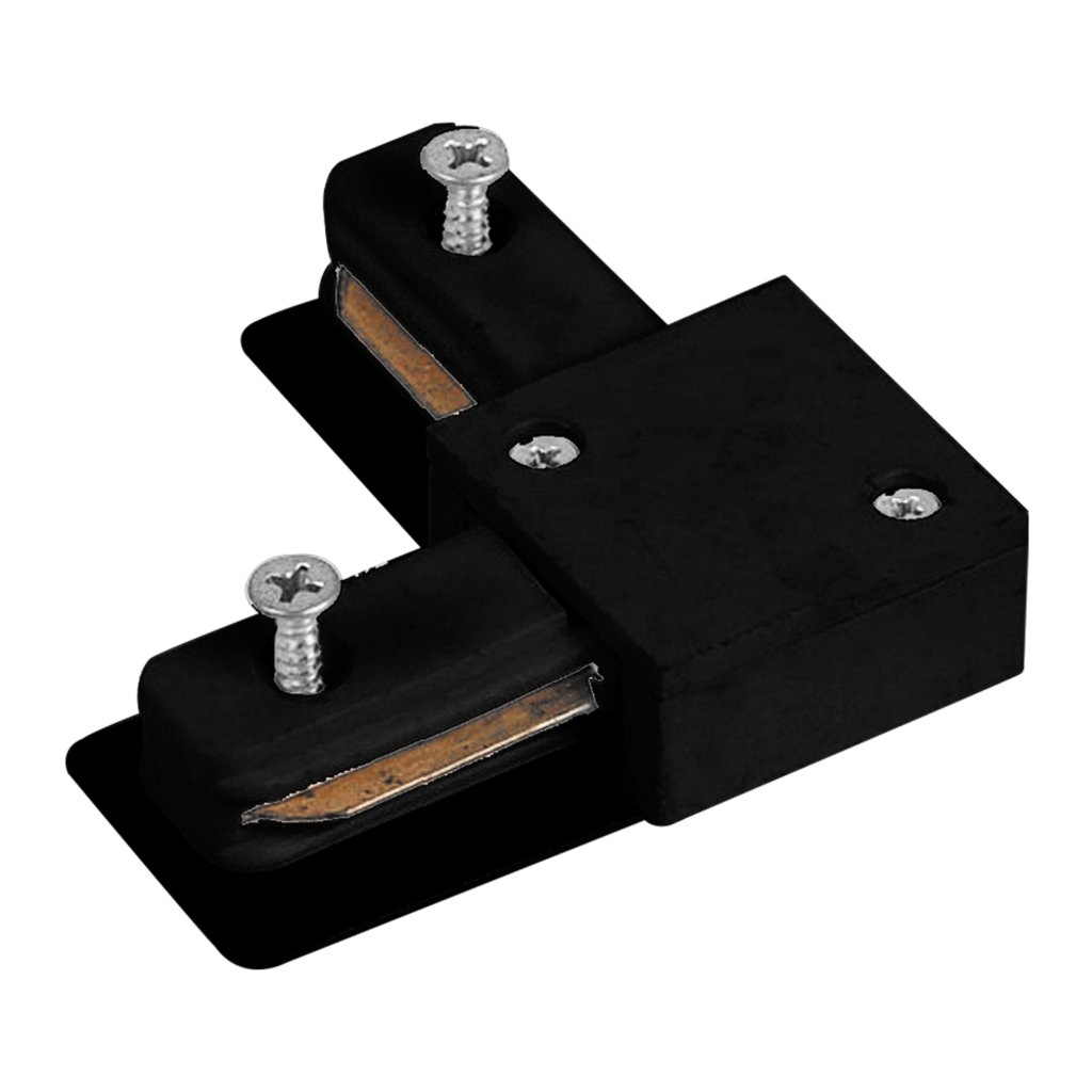 Конектор кутовий LD1001 до трекового світильника чорний - придбати в ...