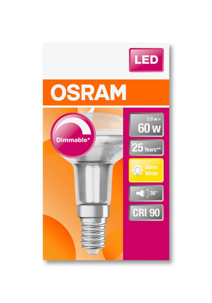 Лампа LED OSRAM SS R50 E14 5,9W 2700K - придбати в інтернет-магазині ...