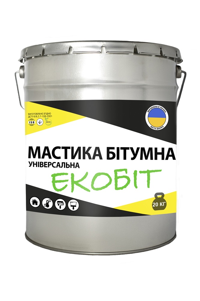 Мастика бітумна Ecobit Універсальна 20 кг - придбати в інтернет ...
